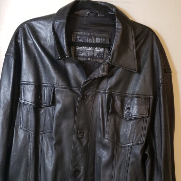 collezione | Jackets & Coats | Mens Leather Jacket | Poshmark